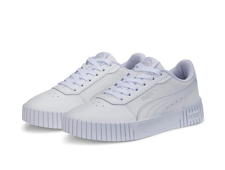 Zapatillas Puma Carina 2.0 Cuero Mujer Mono Blanco - Real Kicks