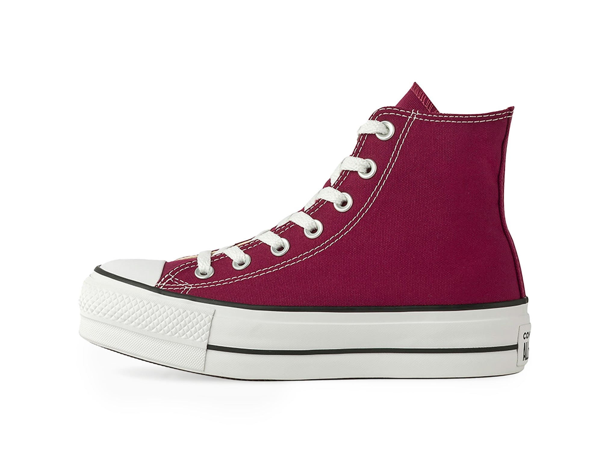 Zapatilla Converse Chuck Taylor Plataforma Mujer Burdeo - Real Kicks
