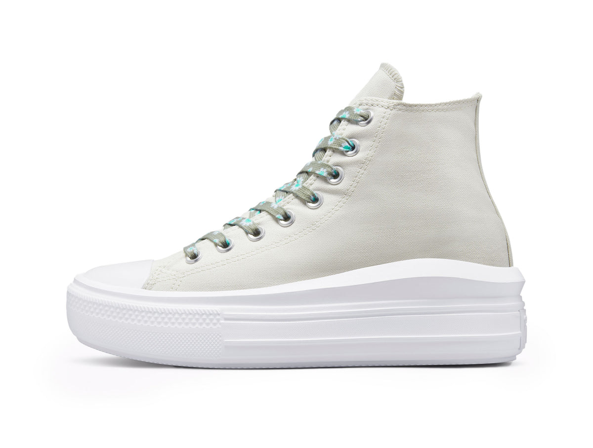 Zapatilla Converse Chuck Taylor Move Hi (Desert Rave) Mujer Blanco ...