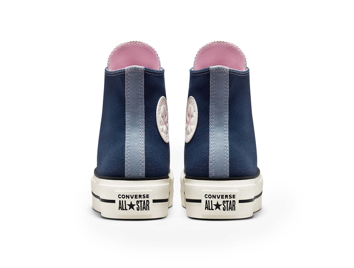 Zapatilla Converse Chuck Taylor Plataforma Mujer Azul - Real Kicks